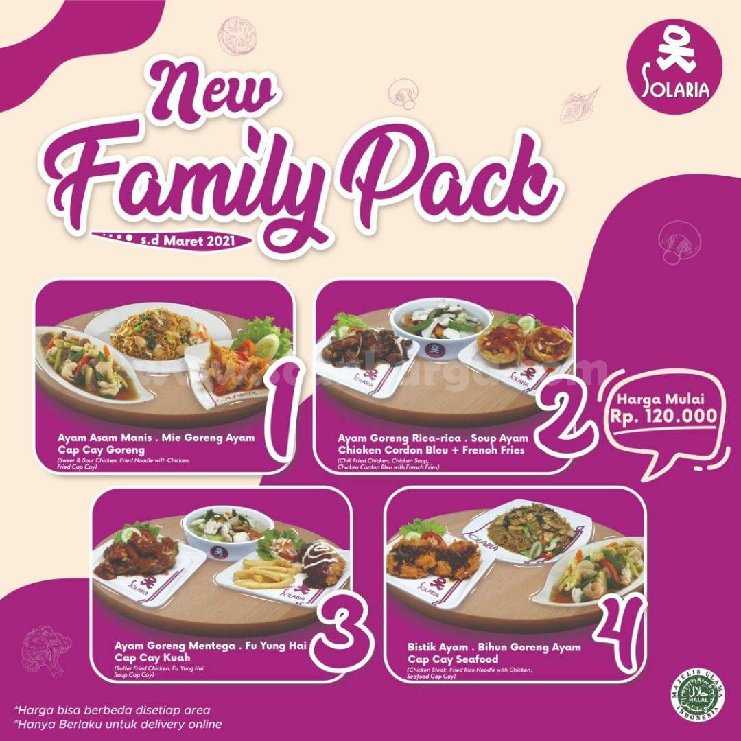 Promo SOLARIA Terbaru - Paket FAMILY PACK Harga Mulai Dari Rp 120.000 ...