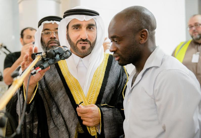Photos: Cameroonian Christian converts to Islam on Qadr night at Dubai ...