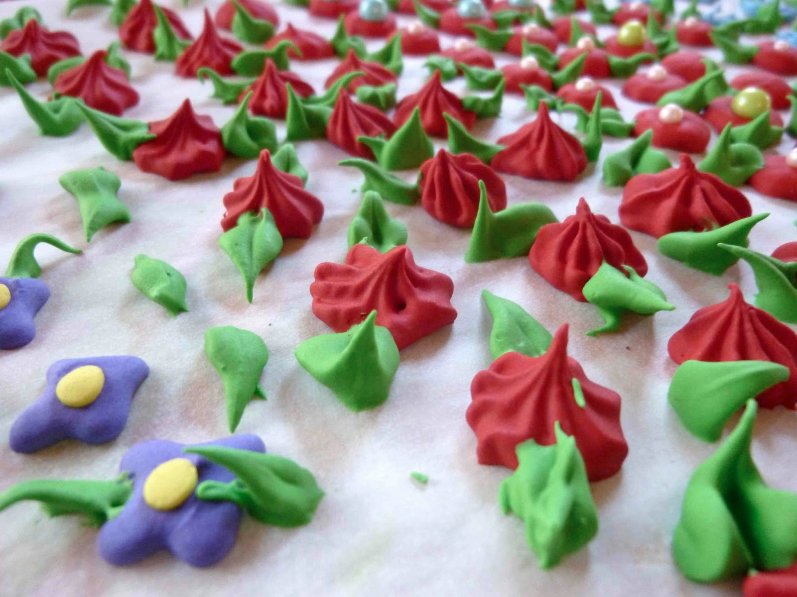 Chocolate Tree Bark Candy with Royal Icing Flowers for Earth Day ...