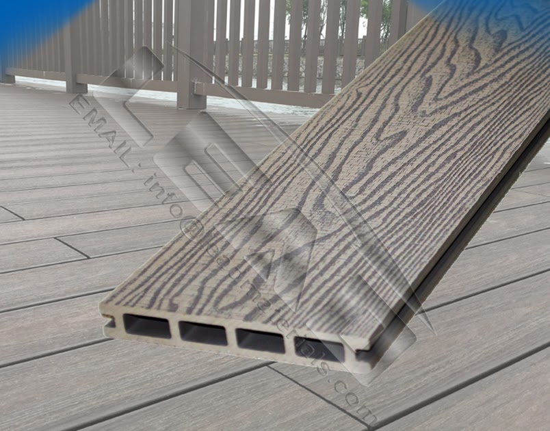 Классическая экструзионная дека из ДПК - варианты цвета