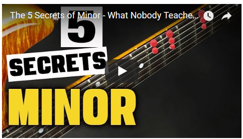 The 5 Secrets of Minor Scale | Creative Guitar Studio