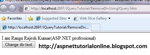 How to remove div content using html() in JQuery | remove and add ...
