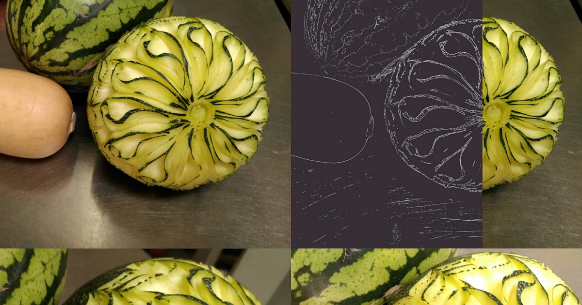 Michel LO, Sculpture sur fruits et légumes, Sculpture sur chocolat ...