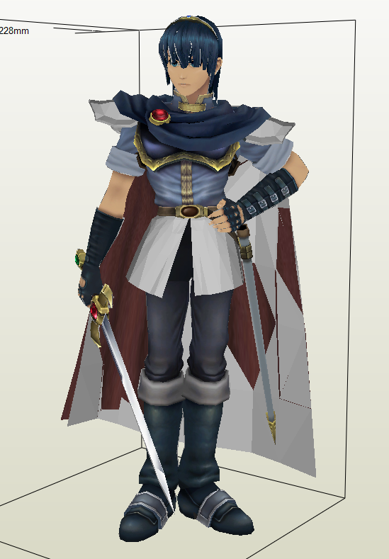 Marth (Papercraft)