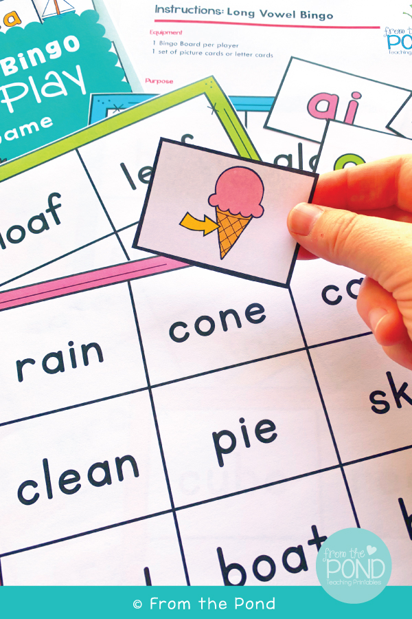 Long Vowel Activities | From the Pond