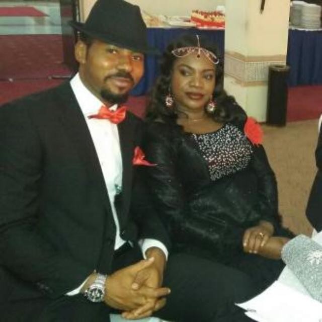 Pictures of Linc Edochie and his wife