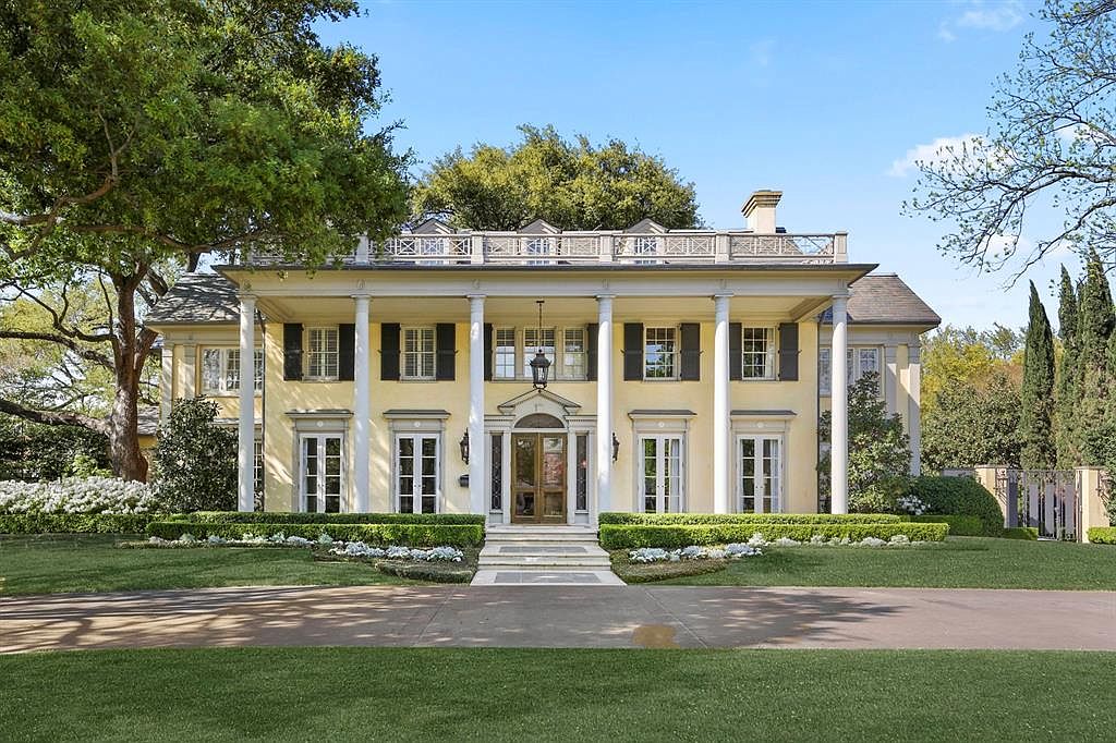 8,000 Square Foot Historical Neoclassical-Style Mansion In Dallas, TX ...