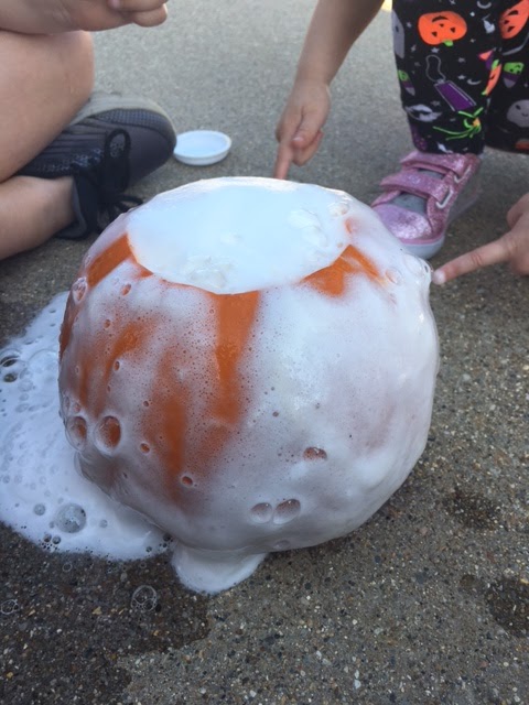 Pumpkin Volcano Science Experiment | Hillary's Teaching Adventures