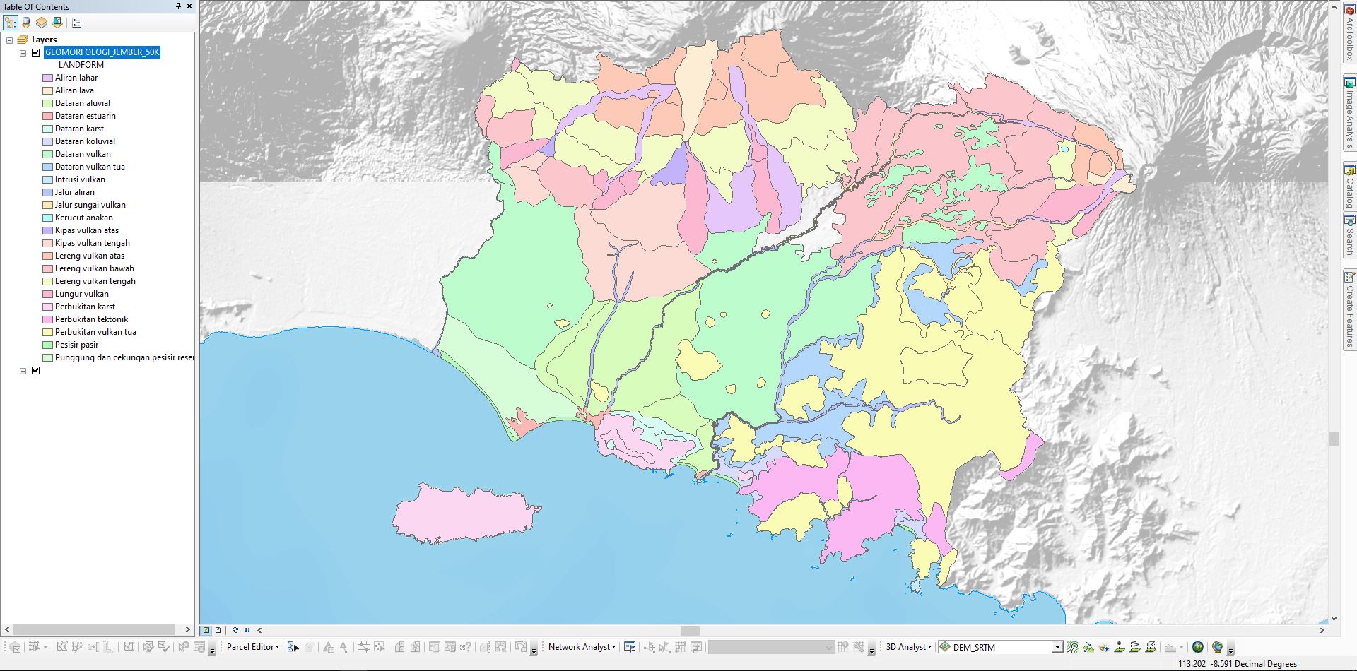 Shapefile Data Geomorfologi (Landform) Seluruh Indonesia - Lapak GIS