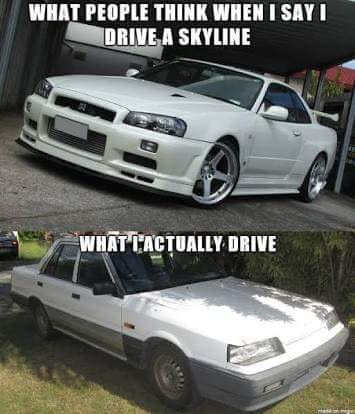 The Best R34 Nissan Skyline Memes - Nissan Skyline GT-R s and GTR ...