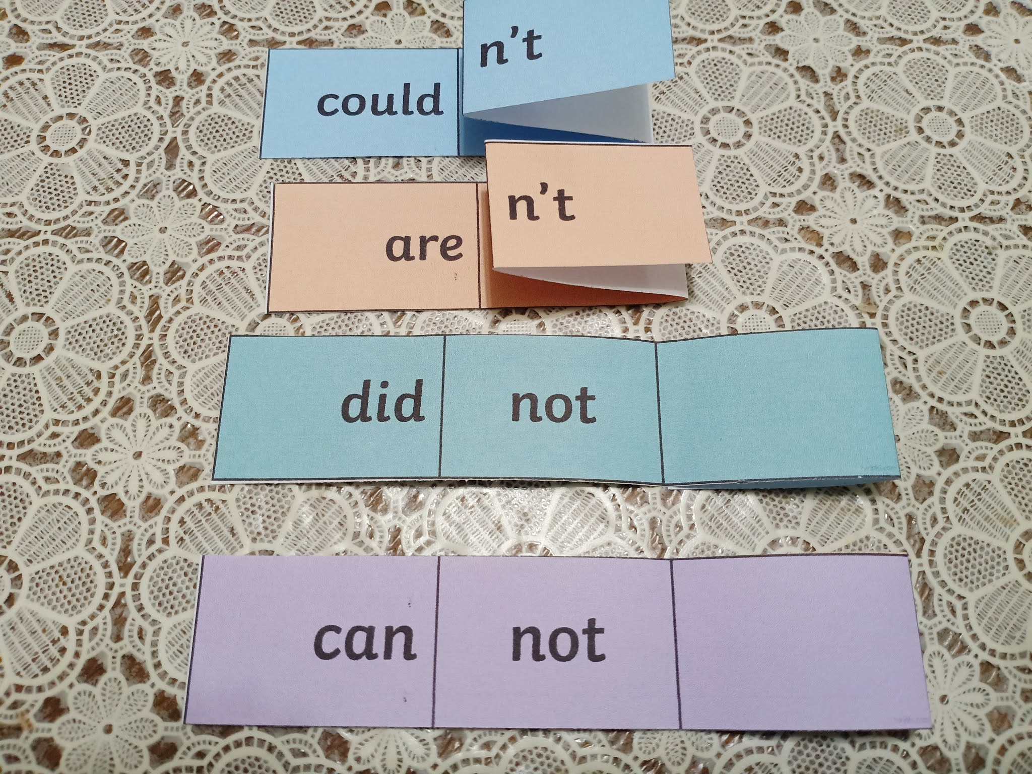 Hands-On Contraction Activities and Free Printables