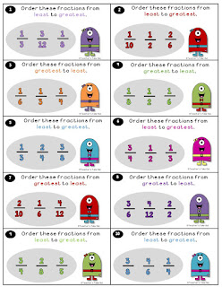 Would You Rather Fractions Task Cards | Teacher's Take-Out