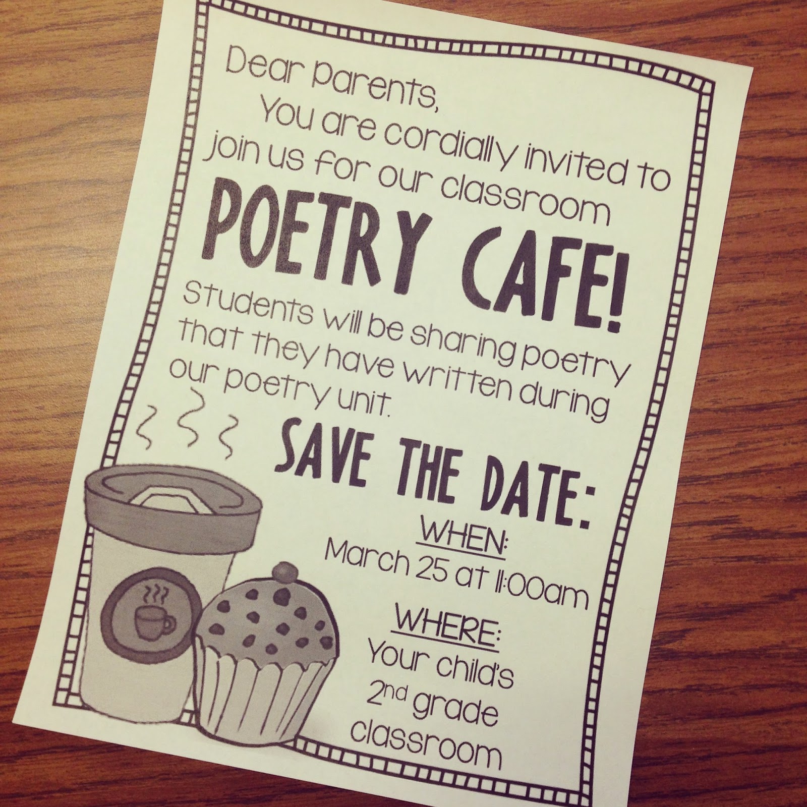 School And The City Poetry Caf 