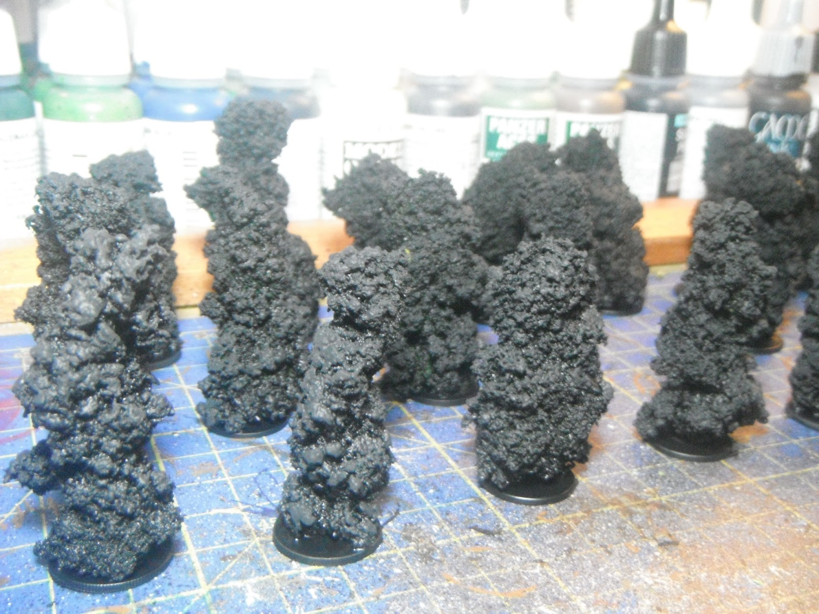 A figure painting therapy project.: Simple explosion markers for Flames ...
