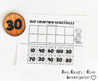 Skip Counting Basketballs FREEBIE | Jemma