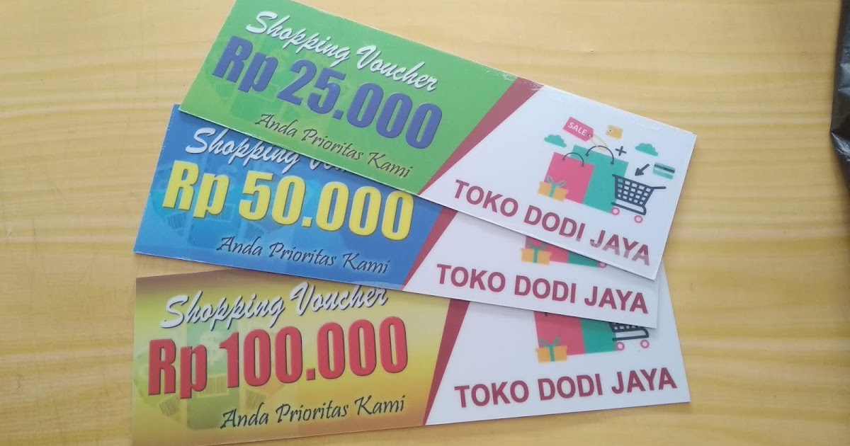 Jasa cetak kupon Voucher di pekanbaru Harga Murah ~ Print Corner