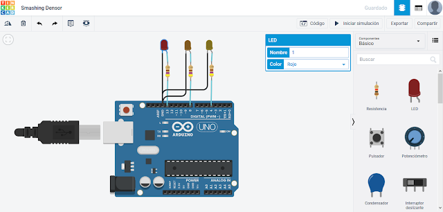 ARDUINO + TINKERCAD: EL PROYECTO DE PROGRAMACIÓN DE 2° AÑO DEL ISMA