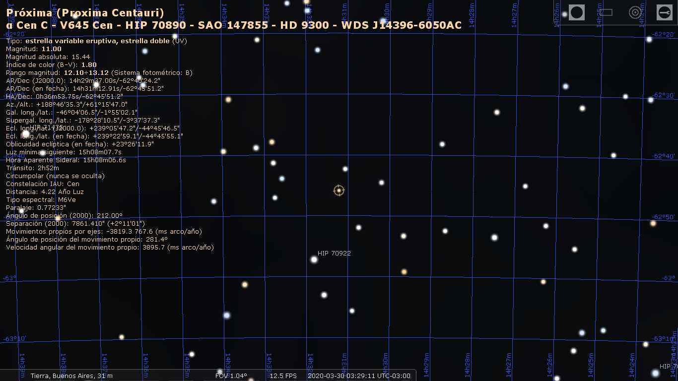 Infobservador: Proxima and Wolf 359 star charts - New Horizons Parallax ...