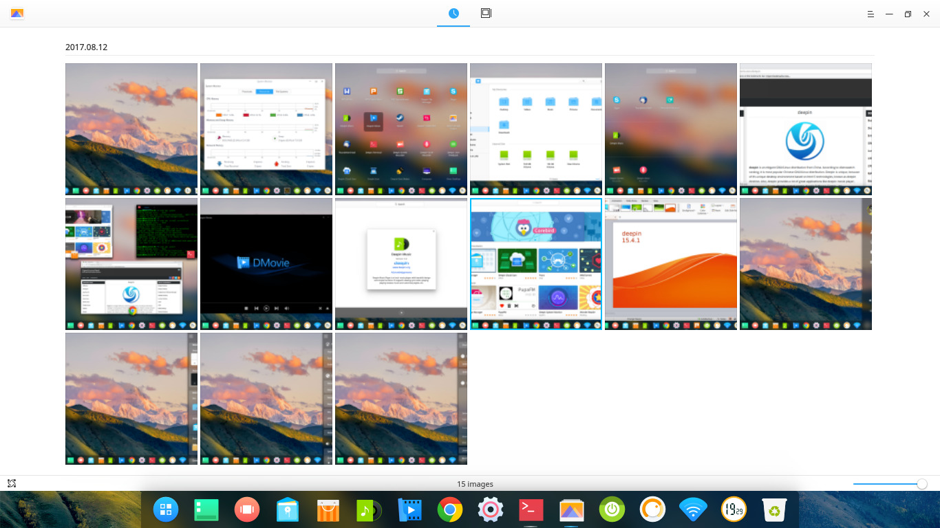 deepin 15.4.1 screenshots