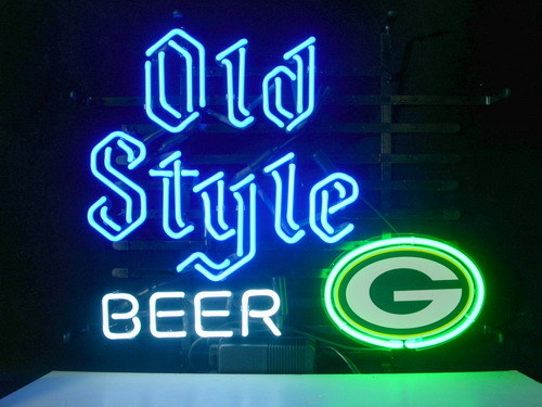 Wiki Neon Sign Blog: OLD STYLE NFL Green Bay Packers Football Beer Bar ...