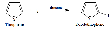 Electriphilic Substitution in Thiophene