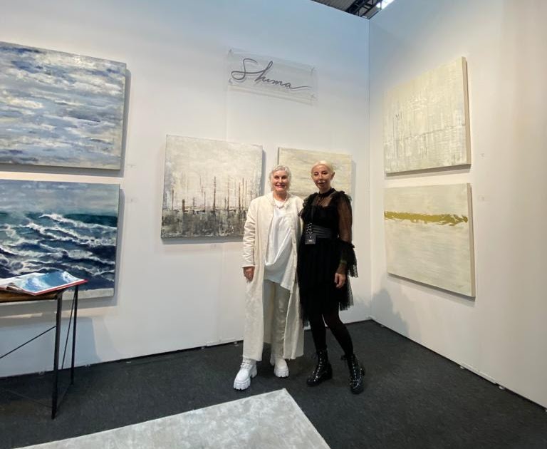 ARTIST SHIMA SHANTI AT ART EXPO NEW YORK 2021