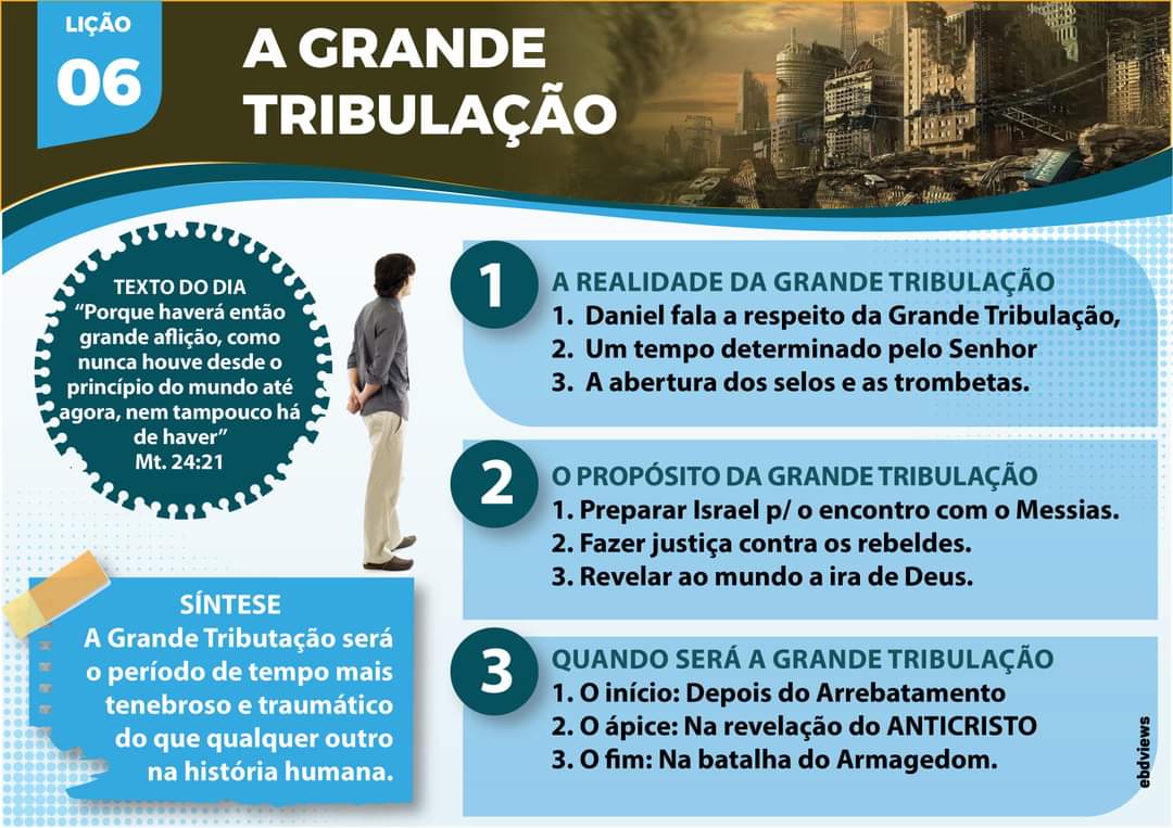 LIÇÃO 6: A GRANDE TRIBULAÇÃO - 07 de Novembro de 2021 | Pecador Confesso