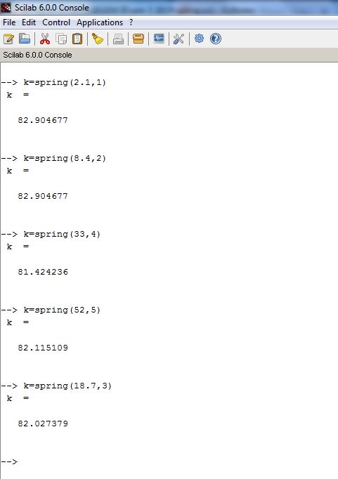 To find spring constant 'k' from Hooke's law when mass & time period ...