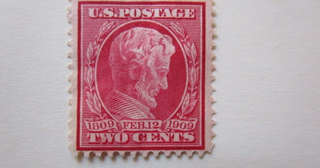 1909 Lincoln 2 Cent US Stamp Centenary 367