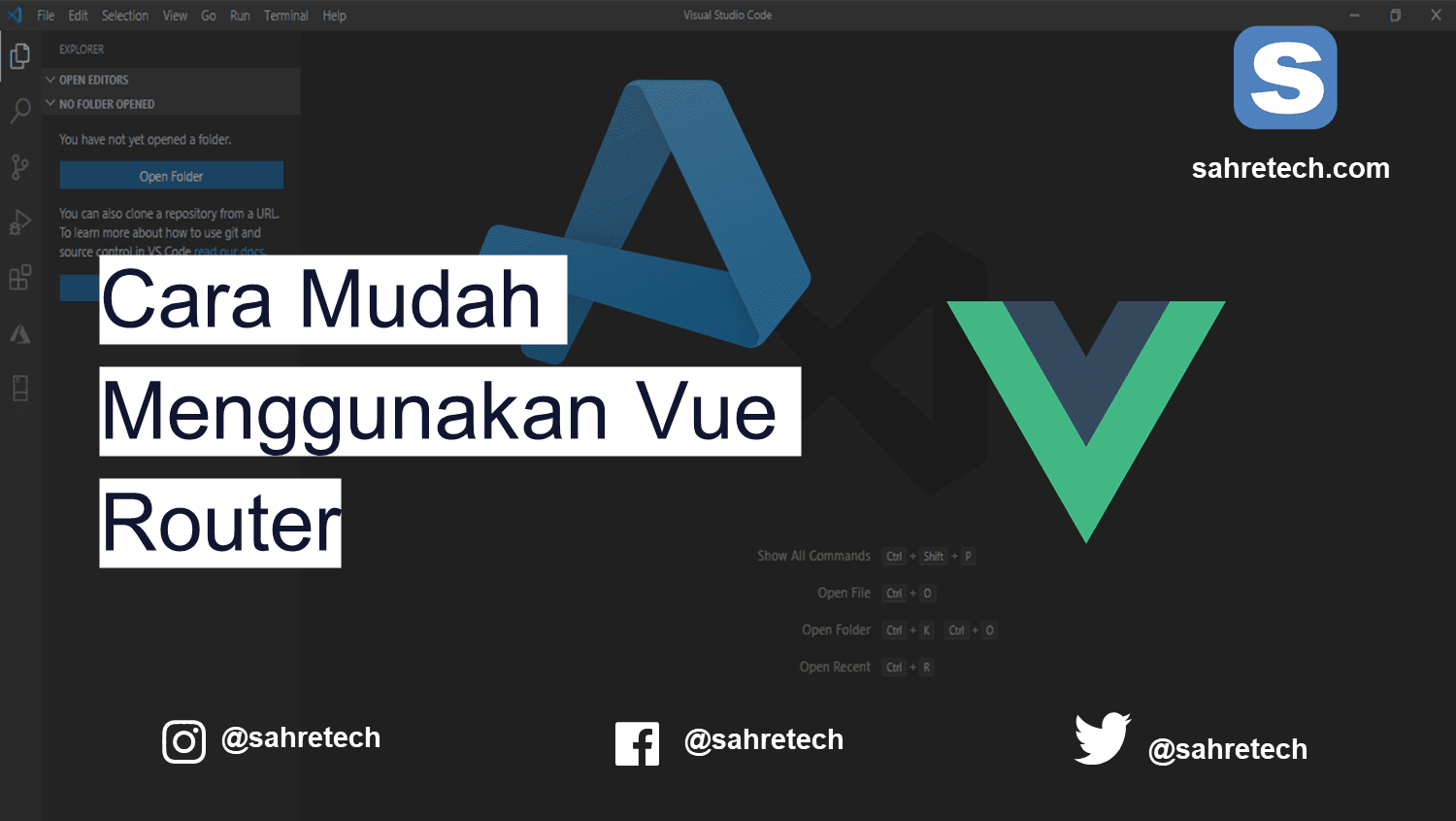 Cara Mudah Menggunakan Vue Router - Sahretech