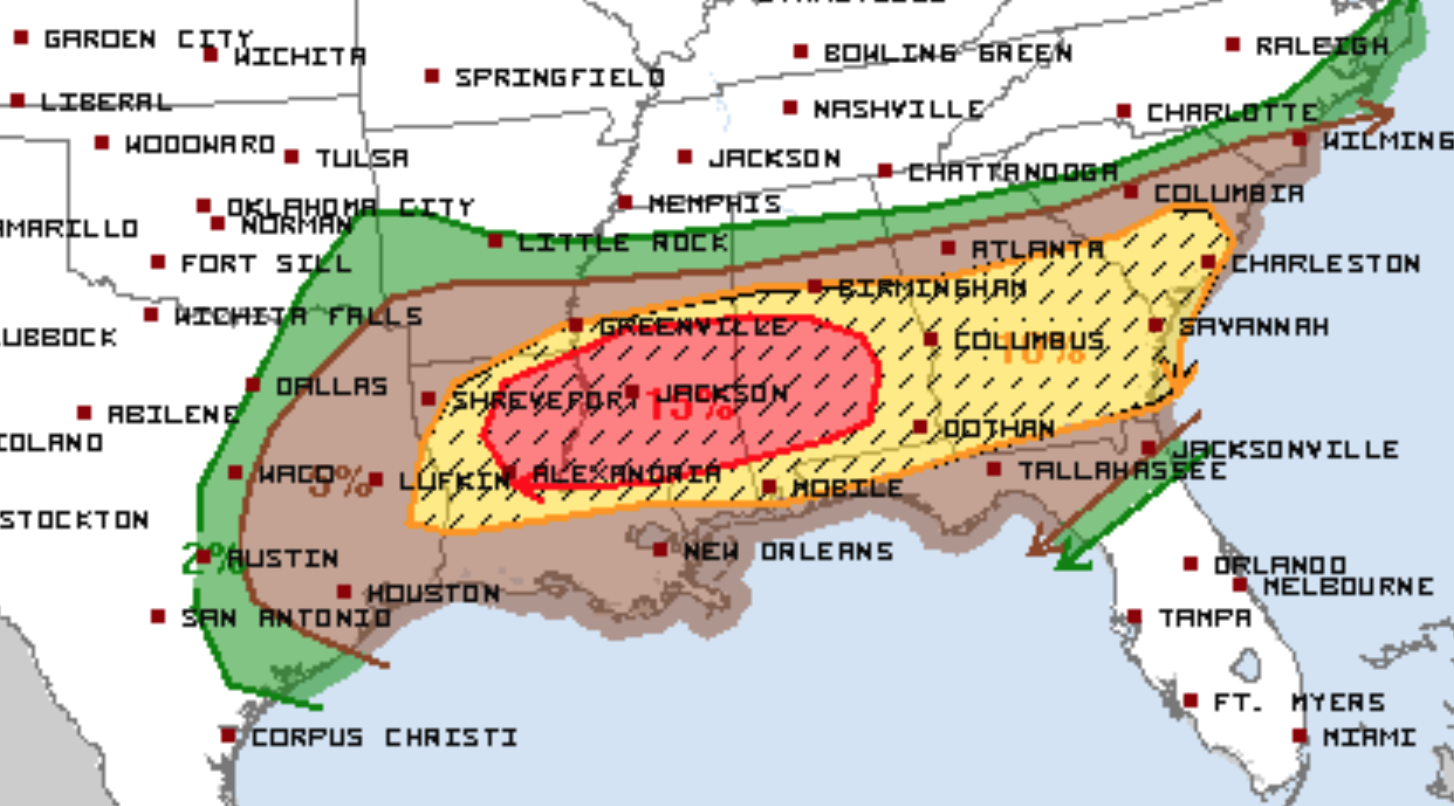 MSE Creative Consulting Blog: Major Tornado Risk Sunday and Sunday Night
