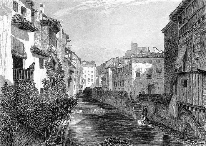 ESTAMPAS Y RINCONES DE GRANADA: EL RÍO DARRO
