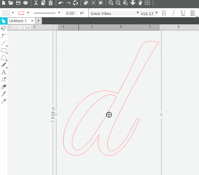 Silhouette Tutorial: Modifying Fonts to Eliminate the Annoying 'Middles ...
