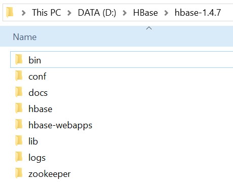 TALK GRID (Cloud Trainer): HBase installation on Windows 10