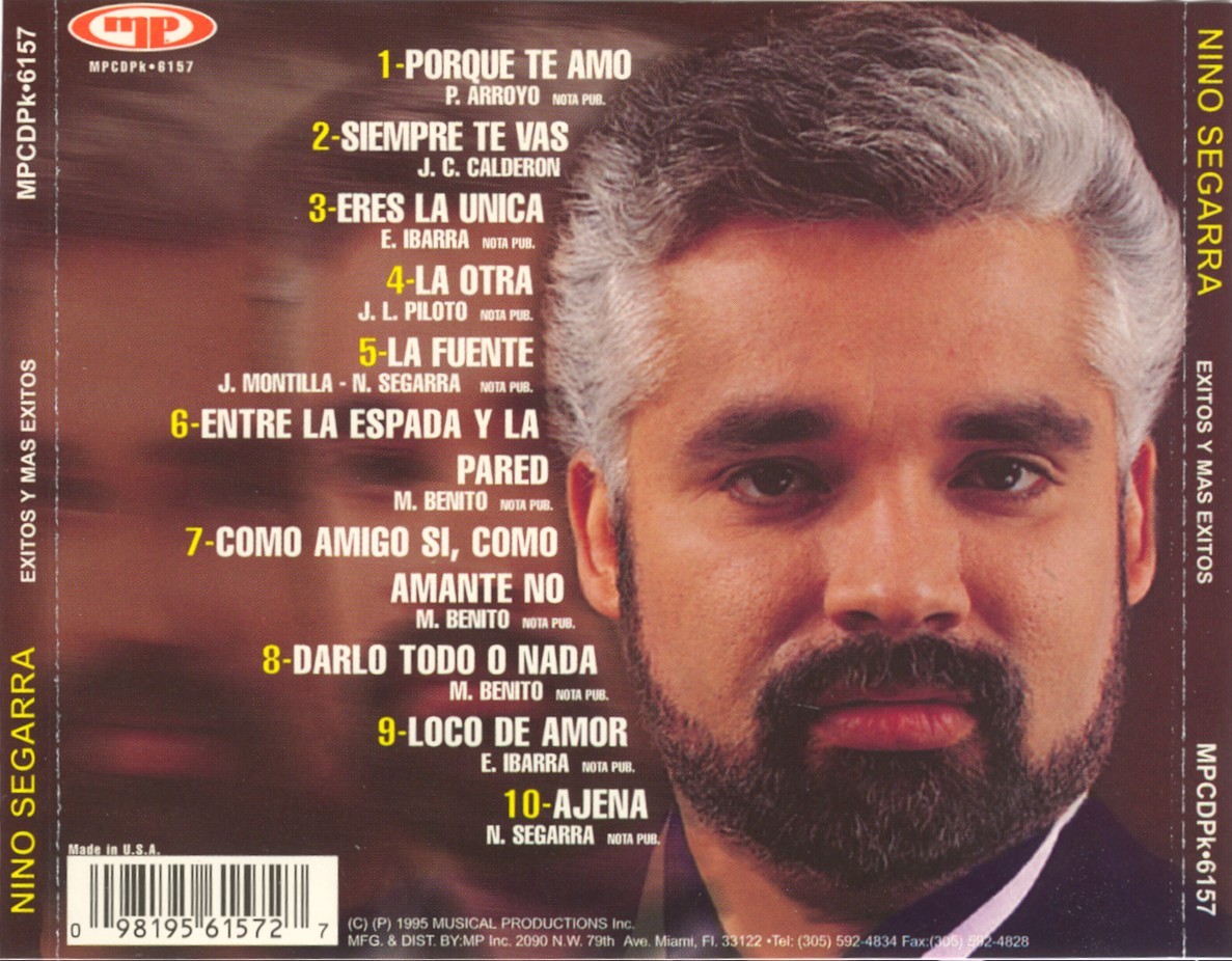 Salsa Status : Nino Segarra - 1995 Exitos Y Mas Exitos