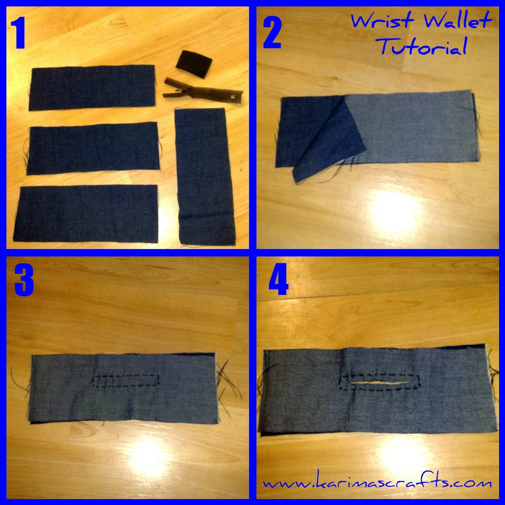 Karima's Crafts: Wrist Wallet Tutorial