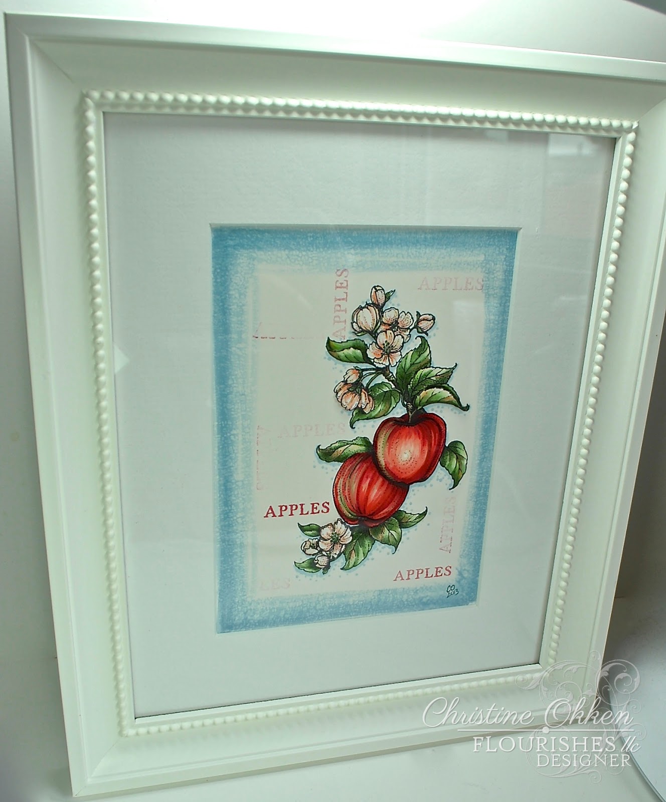 ChristineCreations: Apples Framed
