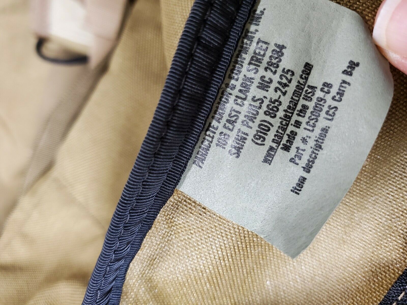 Webbingbabel: Paraclete STAK Special Tactics Armor Kit