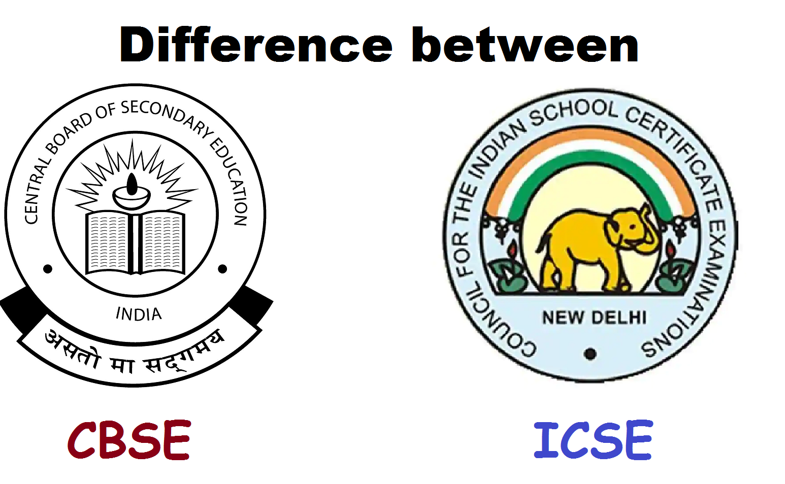 What is the difference between CBSE and ICSE