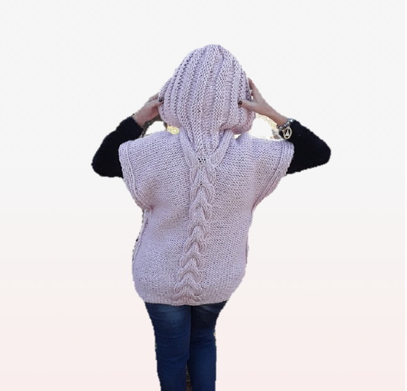 By Mariza Crochet Designer: Poncho Tricot Pinterest c Receita