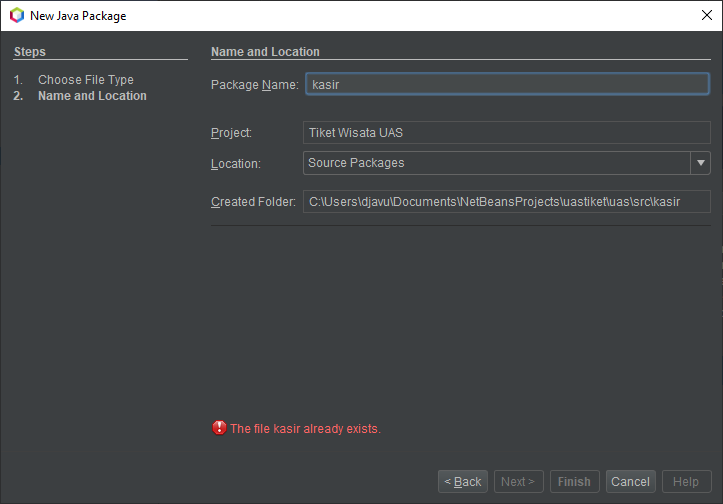 Tutorial membuat Aplikasi Kasir dan Tiket Wisata di Java Netbeans Bagian 1