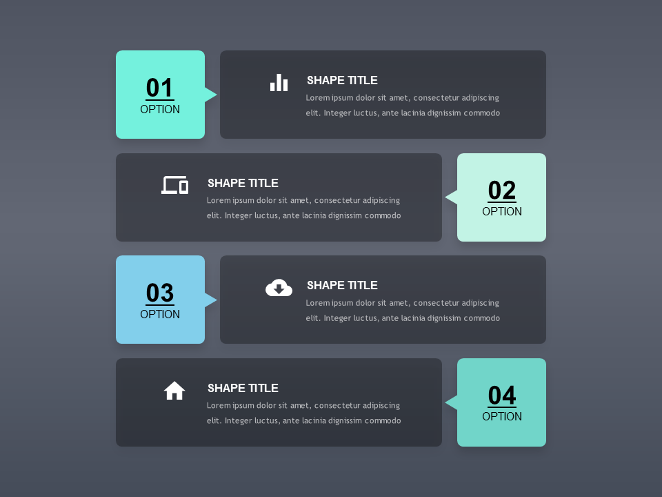 Normal Number List PowerPoint Templates - PowerPoint Free