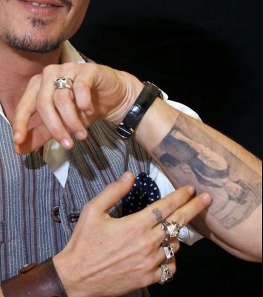 Complete List of Johnny Depp Tattoos With Meaning | Tattoo Ideas - Part 2 Complete List of Johnny Depp Tattoos With Meaning | Tattoo Ideas - Part 2