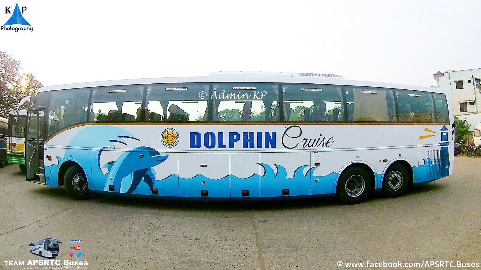 APSRTC DOLPHIN CRUISE BUS | VOLVO B11R 14.5m Multi Axle.