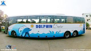 APSRTC DOLPHIN CRUISE BUS | VOLVO B11R 14.5m Multi Axle.