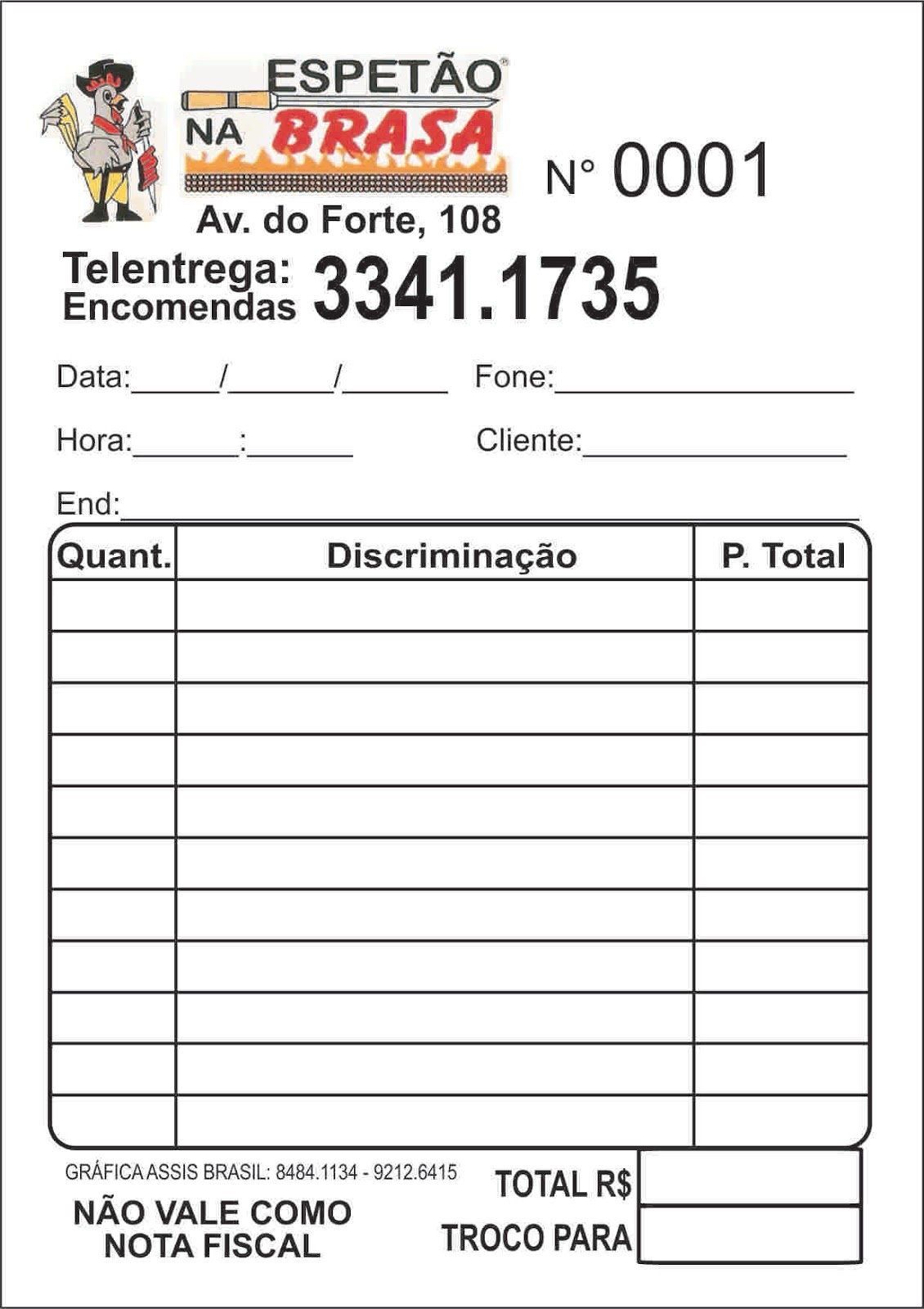 Gráfica Porto Alegre: Modelos de Artes de Blocos de Recibos