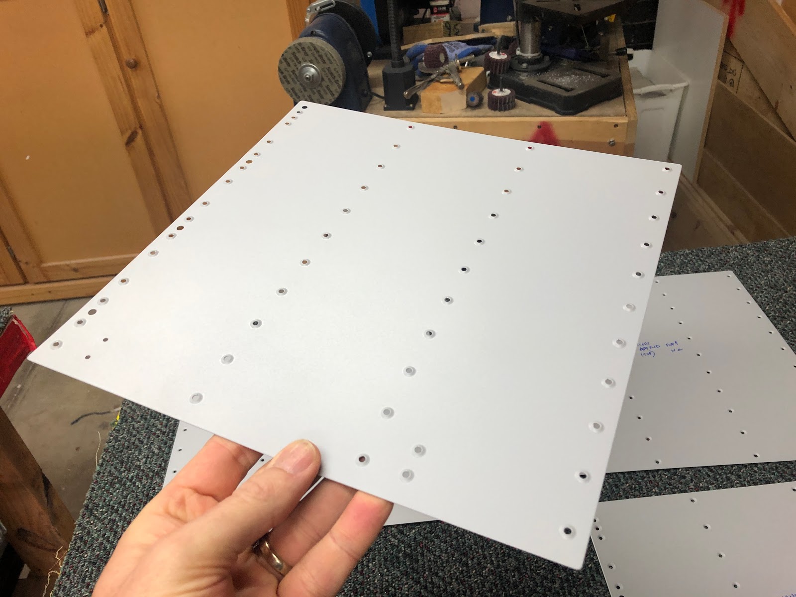 Trent's RV14 Build: 16-02: Wing Skins Prep / Wing Skins on Hold