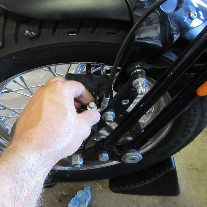 Tear it up, fix it, repeat: Front Brake Line for the Crossbones ...