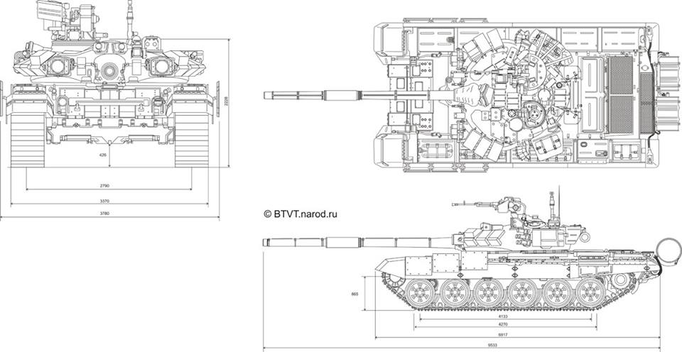Frank Military Technology : รถถัง T-90 (T90-TANK)