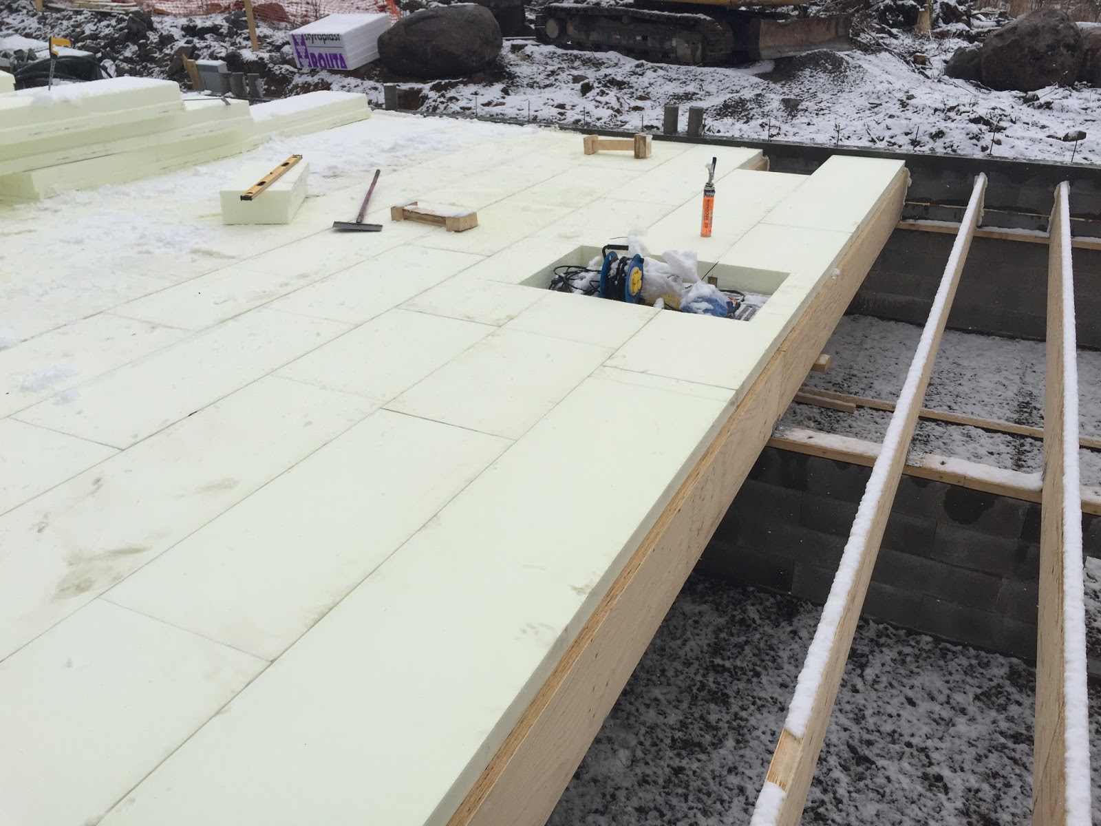 Timpurille talo -Rakennusblogi: Finnfoam rossipohja